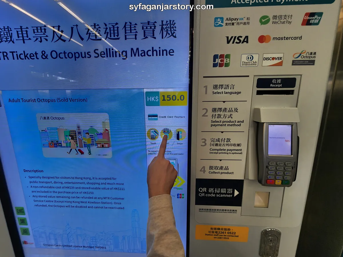 How to Buy an Octopus Card in Hong Kong Syfa & Ganjar Story