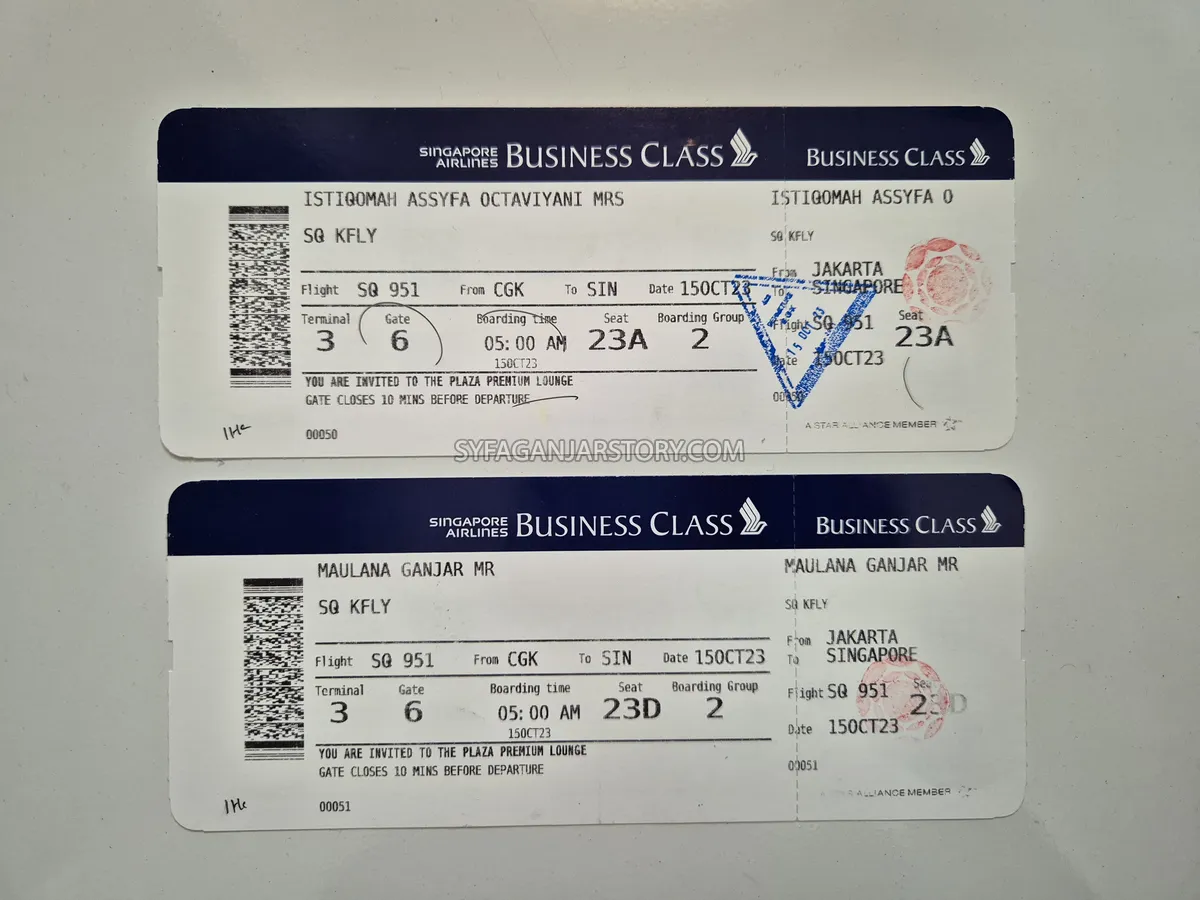 What's the Difference Between a Boarding Pass and an Airplane Ticket? Syfa & Ganjar Story